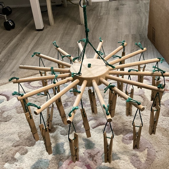 Storage & Organization | Amish Wooden Clothespin Rack | Poshmark